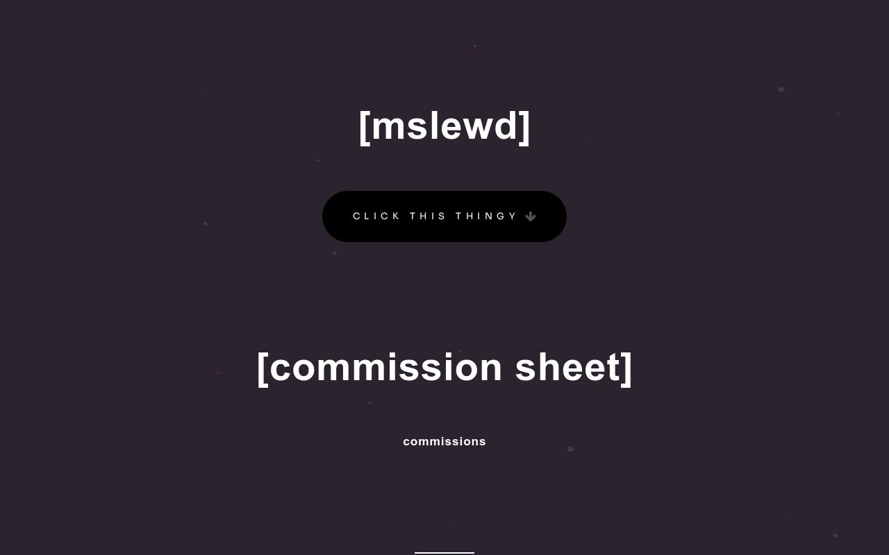 mslewds carrd for commissions